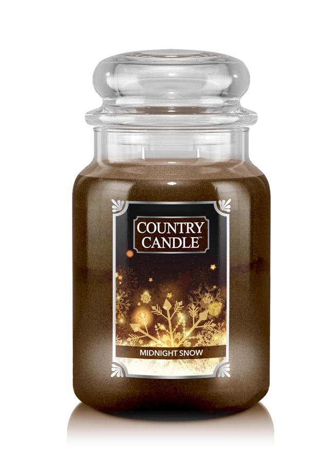Midnight Snow Large Jar | Soy Candle | Kringle Candle Israel